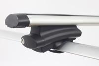 China 8102C+B1 Universal Aluminum Oval Car Roof Cross Bars 120-137cm Length 55mm Width for Raised Rails for sale