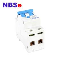 China NBSM6-63LM C63 Residual Current Breaker With Overload Protection Double Pole for sale