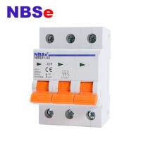 China NBSe 3P 16A Lightweight Mini Circuit Breaker, Electrical Circuit Breaker AC Type for sale