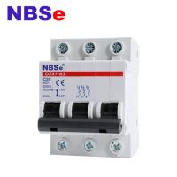 China NBSe DZ47-63 3P 20A Electrical Mcb Switch High Fire Resistant IEC60898 Standard for sale