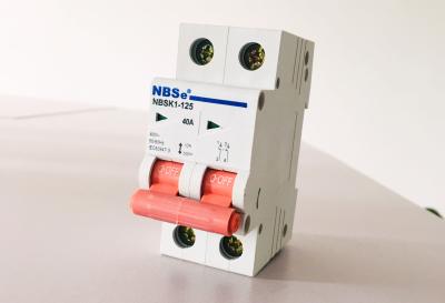 China 100 Amp  2 Pole Power  Isolator On Off Switch Din Rail Mounting for sale
