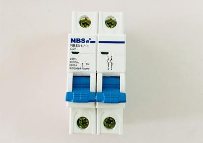 China Lightweight NBSX1 Series Micro Circuit Breaker 6kA 20A Over Current Protection for sale