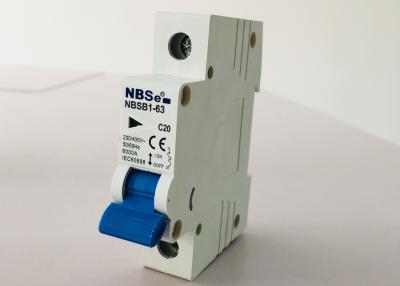 China AC50/60Hz Micro Circuit Breaker Types Single Pole IEC/EN60898 Standard for sale