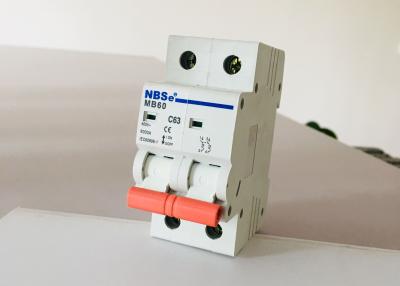 China MB60 Electrical 20 Amp Circuit Breaker , 2 Pole / Three Pole Circuit Breaker for sale