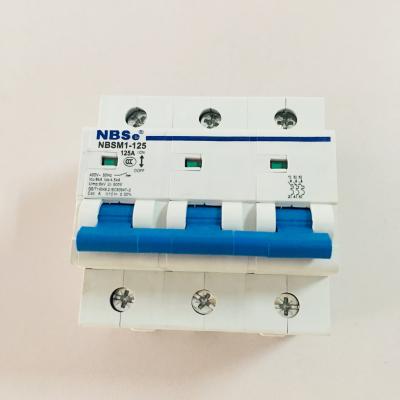 China NBSM1-125 Series 3 Pole Circuit Breaker 125A High Breaking Capacity Swift Releasing for sale