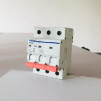 China 3P 63A Micro Circuit Breaker 18mm DIN Rail Mounting Overload Protection for sale