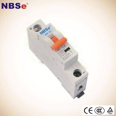 China BN60 1P 250V DC Micro Circuit Breaker 35mm Din Rail With Current Limiting Performance for sale