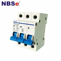 China NBSB1 Series 2P 6kA 10 Amp Circuit Breaker , Switch Type MCB 230V/400V AC for sale