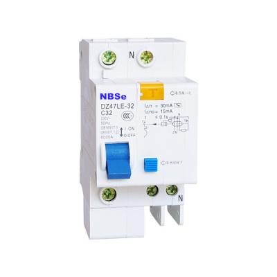 China DZ47LE-63 Combined Residual Current Circuit Breaker DPN 2P 3P TPN 4P 6A 10A 16A 30mA 100mA 300m for sale