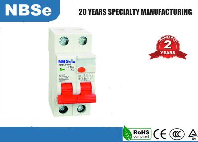 China 2P 25A Residual Current Circuit Breaker 30mA AC 240V Water Resistance for sale