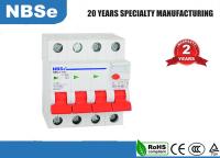 China Small Residual Current Circuit Breaker For AC Volt 4 Pole  63 Amp 30 MA for sale