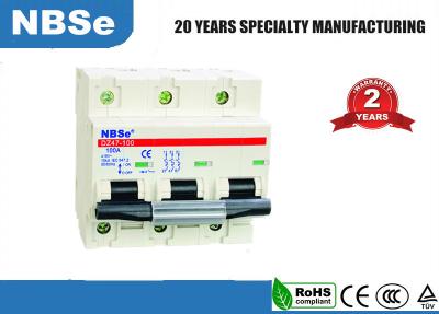 China Double Connection 125A AC DC NC100H MCB Mini Main Circuit Breaker for sale
