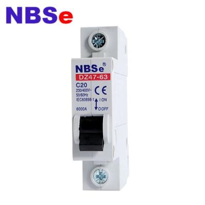 China Lighting Distribution Reinforced  IEC898 3P 20 Amp Micro Circuit Breaker for sale