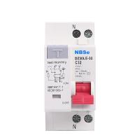 China NBSe Electronic Dinrail Mount 1P 32a 18mm RCBO Breaker for sale