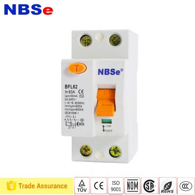 China Residual Current  6KA 32A Elcb Earth Leakage Circuit Breaker Modular Rccb for sale