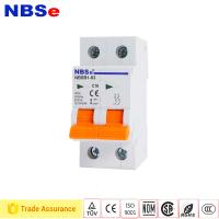 China EN60947-2 PA66  Din Rail Mount Circuit Breaker overload protection for sale