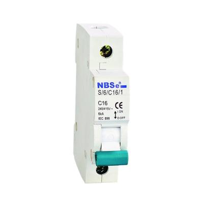 China MCB 9mm 1 Pole Wifi Micro Circuit Breaker Overload Miniature High Fire Resistance for sale