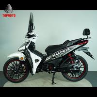China 123.7cc Engine Underbone Motorcycle with 4-Speed Semi-Automatic Clutch and Electric & Kick Start for sale