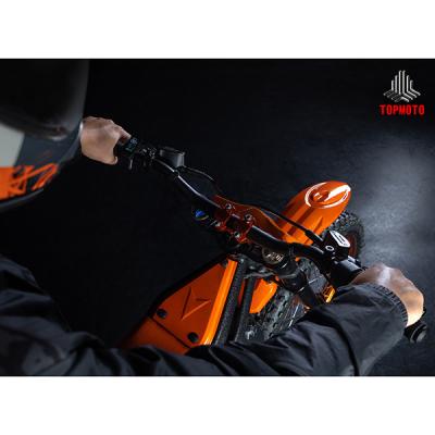China 72V 4kW Electric Dirt Motorcycle 100km 1850mm Electric Dirt Bike Adult for sale