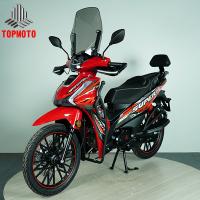 China 107cc Horizontal Single-Cylinder Underbone Motorcycle with 4-Speed Semi-Automatic Clutch and Electric & Kick Start for sale