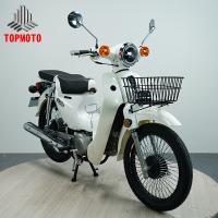 China 107cc Horizontal Air-Cooled Underbone Motorcycle with 4-Speed Semi-Automatic Transmission and 150kg Load Capacity for sale