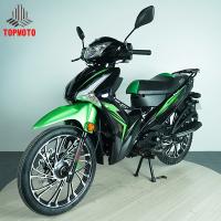 China 107cc Air-Cooled Underbone Motorcycle with 4-Speed Semi-Automatic Transmission & Dual Start System for sale