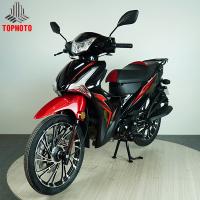 China 107cc Air-Cooled Underbone Motorcycle with 4-Speed Semi-Automatic Transmission and LED Lighting for sale