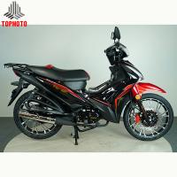 China 107cc Air-Cooled Underbone Motorcycle with 4-Speed Semi-Automatic Transmission and LED Lighting for sale