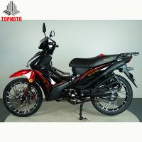 China 107cc Air-Cooled Underbone Motorcycle with 4-Speed Semi-Automatic Transmission and LED Lighting for sale