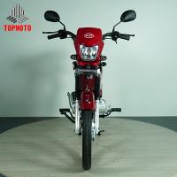 China 97cc Engine Underbone Motorcycle with LED Headlight and Rear Shelf & Helmet Box for sale