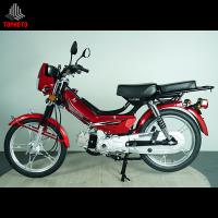 China 97cc Engine Underbone Motorcycle with LED Headlight and Rear Shelf & Helmet Box for sale