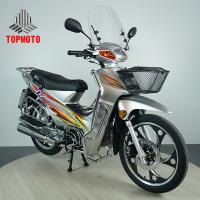 China 107cc Engine Underbone Motorcycle with 4-Speed Semi-Automatic Transmission and Electric & Kick Start System for sale