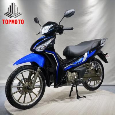 China 123.7cc Air Cooled Underbone Motorcycle with Electric & Kick Start and 75km/h Max Speed for sale