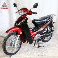 China 107cc Horizontal Engine Underbone Motorcycle with 4-Speed Semi-Automatic Clutch and Dual Start System for sale