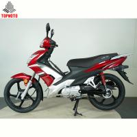 China 107cc Horizontal Single-Cylinder Underbone Motorcycle with 4-Speed Semi-Automatic Clutch and Electric & Kick Start for sale