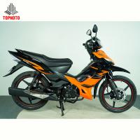 China 124cc Underbone Motorcycle with Maintenance-Free Battery and Dual Shock Absorbers for Commuting and Loading for sale