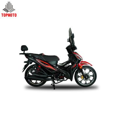 China Street Legal 107cc Underbone Motorcycle with 150mm Ground Clearance and 4-Speed Semi-Automatic Transmission for sale