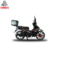 China 107cc Horizontal Engine Underbone Motorcycle with 4-Speed Semi-Automatic and Dual Start System for sale