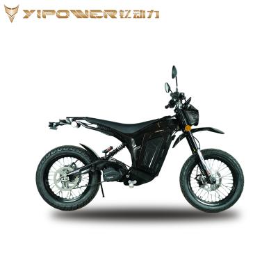 China 72V High Power Electric Motorcycle with Carbon Fiber Frame and 3000W Rated Motor for Off-road Scooter for sale