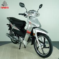 China 107cc Engine Underbone Motorcycle with 4-speed Automatic Clutch and Dual Kick & Electric Start for Commuting for sale