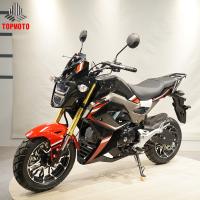 China 107cc 80km/h Adjustable Front Shock Air Cooled Motorbike with Front & Rear Disc Brake for sale