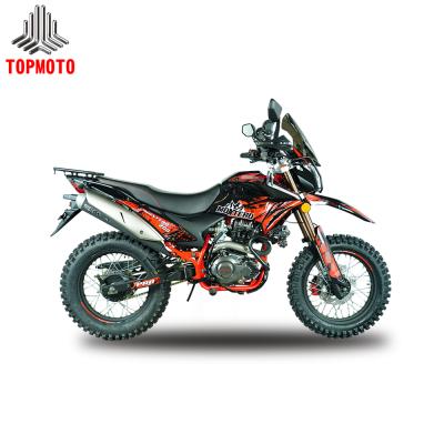 China 225cc Off-Road Motorcycle with 12kW High Power and 28° Climbing Ability, 5-Speed Gear & LED Lights for sale