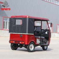 China High-performance three-wheeler motorcycle with 450-12 steel wire tires and rainproof hardtop canopy. 12V power supply for diverse working conditions. for sale