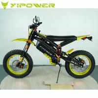China Belt & Chain Dual-drive Electric Dirt Motorcycle with Carbon Steel Frame and FOC Vector Control for sale