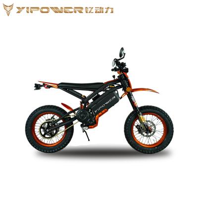 China 4000W Rated Power Electric Dirt Bike with 72V40Ah LG Cells and Adjustable Suspension for High Torque Off-Road Performance for sale