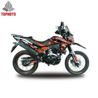 China BY160 Air-Cooled Dirt Bike Off Road Motorcycle with 12.5L Large Fuel Tank, Dual Disc Brakes and Spoked Wheels for sale