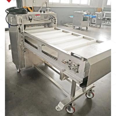 China Large Scale Sardine Fish Head Cutter Fish Tail Cutter Remover Fish Head Removing Machine for Striped Bass Dace Yellow Croaker Cod Tuna Pollock for sale