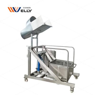China Labor Saving Loader Meat Bucket Lifter for Meat Processing for sale