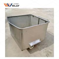 China 2018 New Arrival Stainless Steel Restaurant Cart Stainless Steel Kitchen Bin 200L Stainless Steel Kitchen Trolley with Wheels for sale