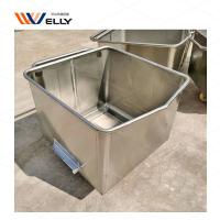 China 2018 New Arrival Stainless Steel Restaurant Cart Stainless Steel Kitchen Bin 200L Stainless Steel Kitchen Trolley with Wheels for sale